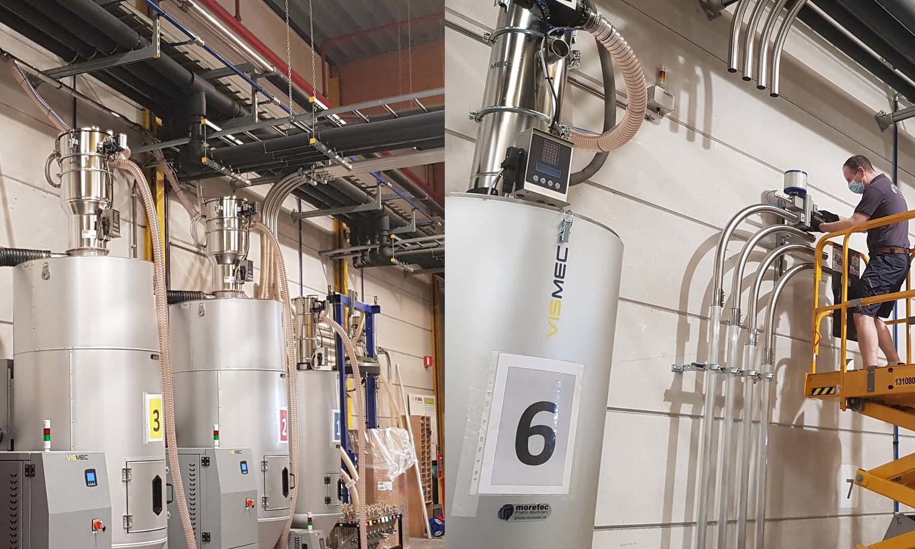 News: Installation of drying and transport system | Moretec